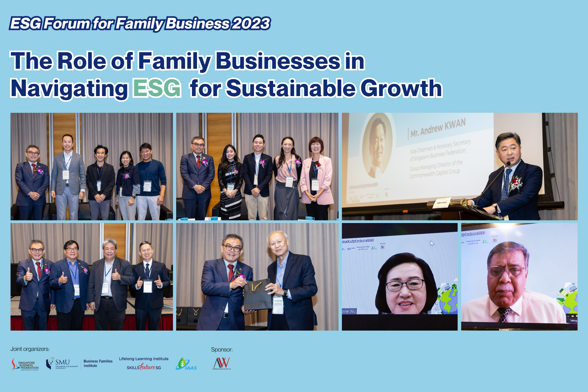 ESG Forum for Family Business 2023: The Role of Family Businesses in Navigating ESG for ...